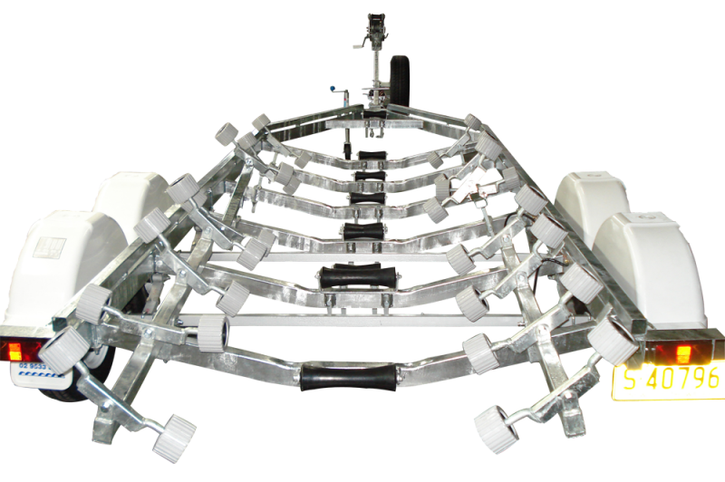 23 – 26ft Breakaway Multi Roller Boat Trailer | Sales Trailers Sydney