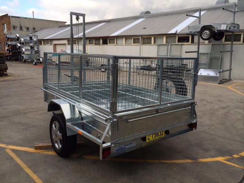 Galvanised Tipper Trailer with Cage | Sales Trailers Sydney