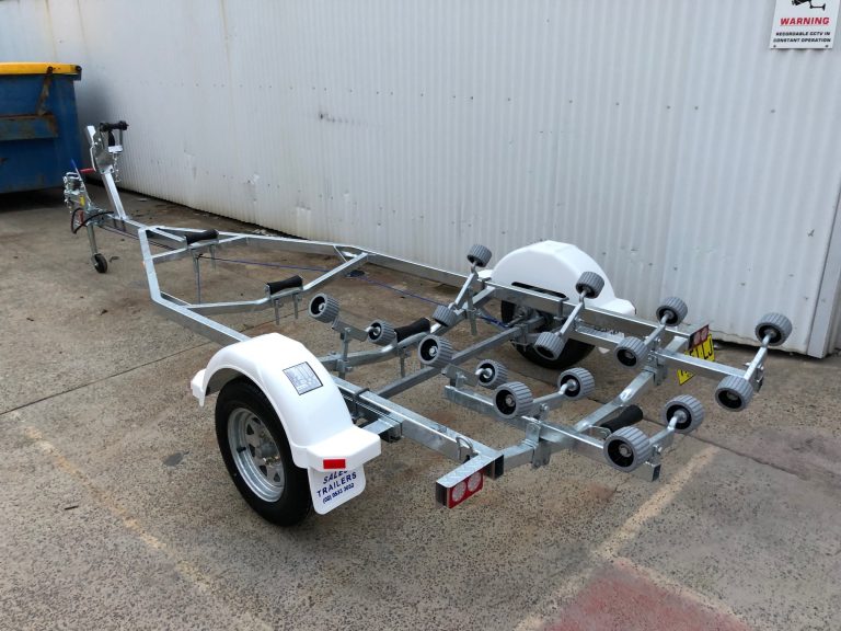 Single Axle Multi Roller Boat Trailer (braked)- Medium | Sales Trailers ...